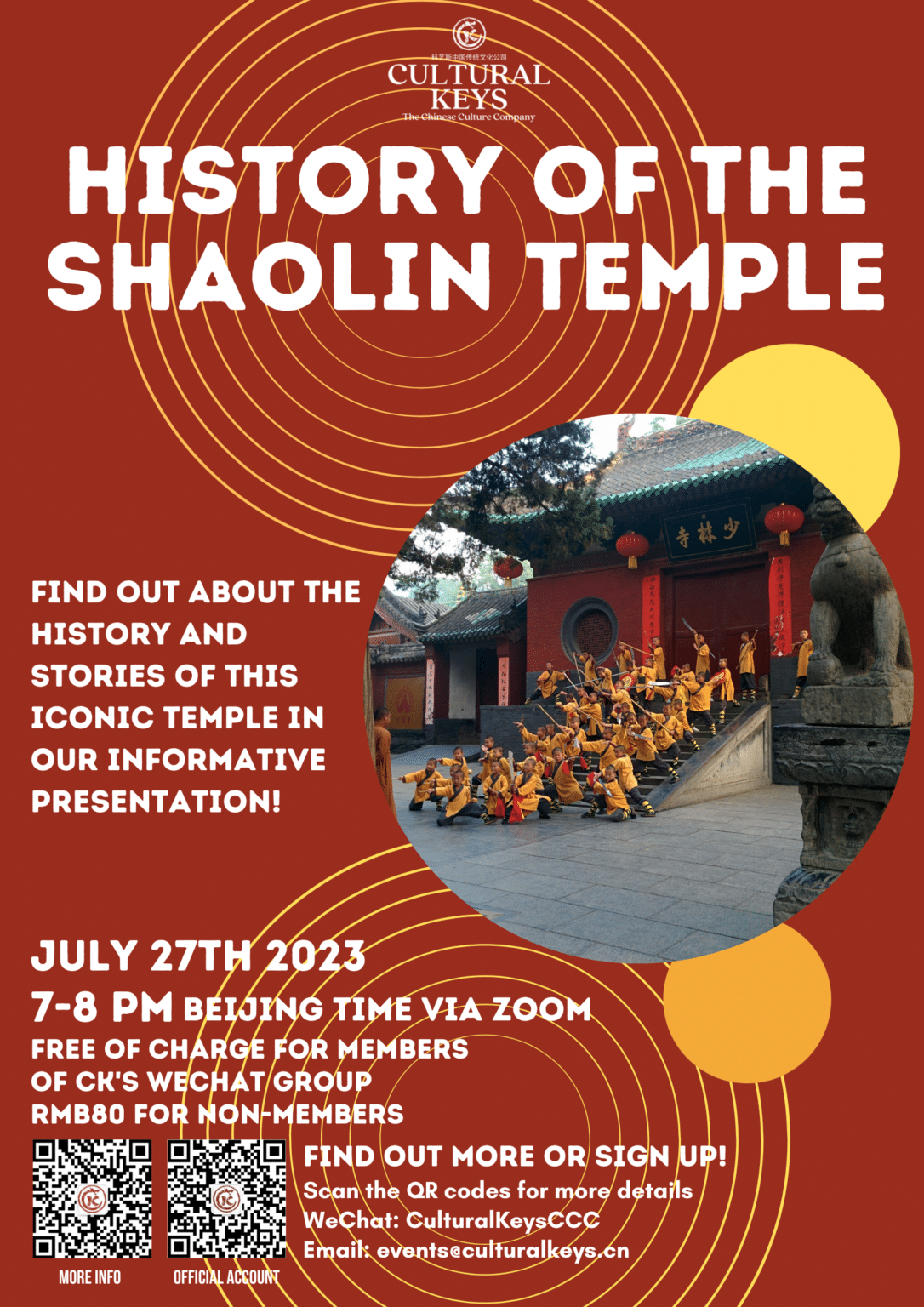 Presentation: The History of Shaolin Temple – Cultural Keys